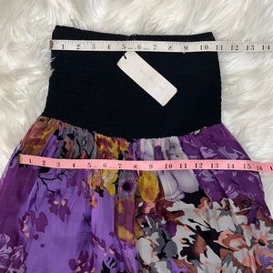 MM Couture | Dresses | Nwt Mm Couture By Miss Me Floral Silk Strapless ...